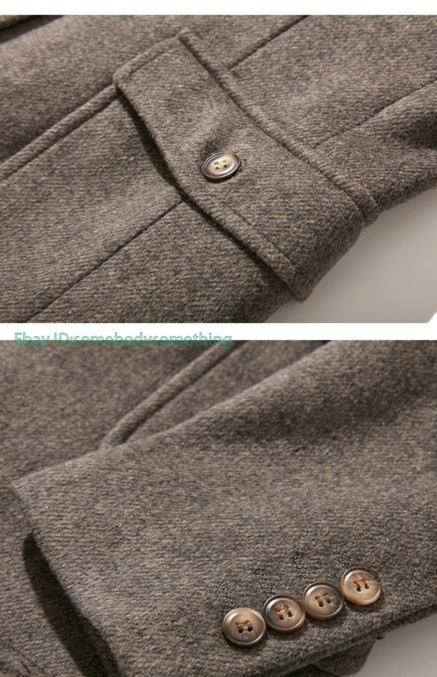 Mens British Style Woolen Herringbone Tweed Hunting Formal Jacket ...