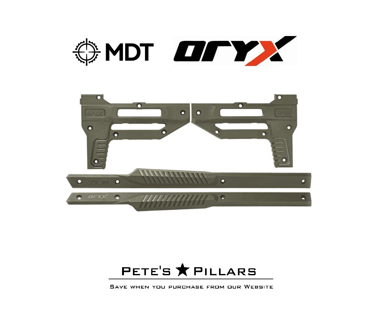 MDT Oryx Stock Chassis Panels Olive Drab Green 104222-ODG | eBay