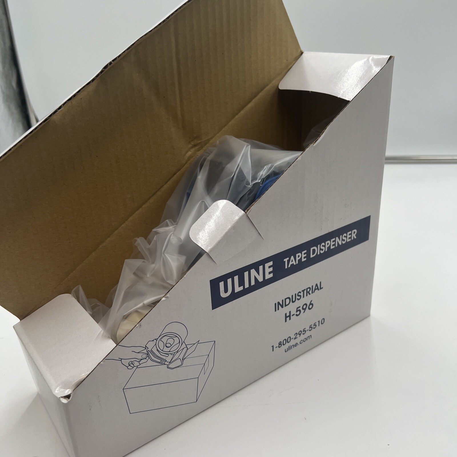 Uline H-596 Industrial Side Loader Tape Handheld Dispenser for sale ...