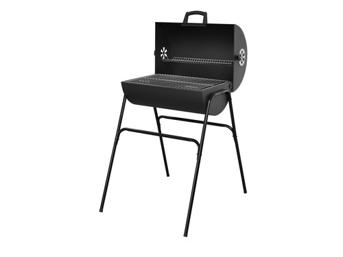 GRILLMEISTER Holzkohle Fassgrill »Kansas«, B 60 x H 95 x T 79 cm - B ...