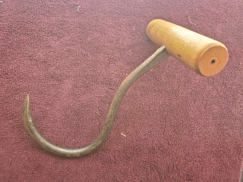 Hay Hook, Vtg C. DREW & CO Hay / Cotton Farm or Stevedore Bale Hook 5-7 ...