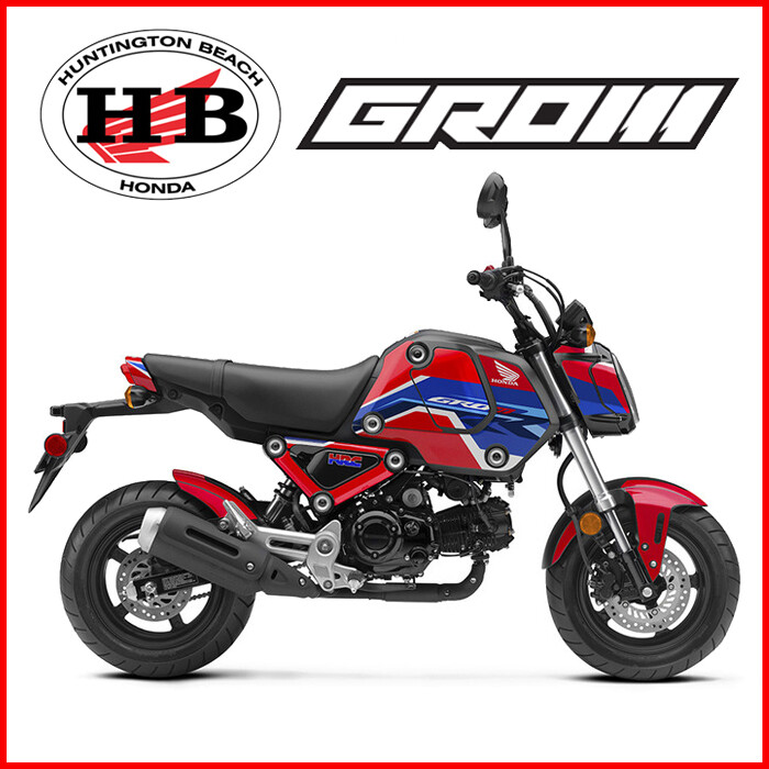 2022 Honda Grom HRC Tri-Color Graphics Kit Decals | 0ST10-K26-A00 ...
