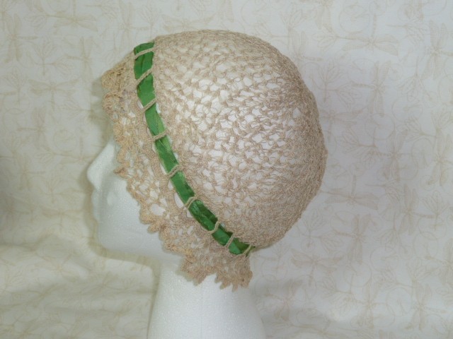 Antique Night Cap Edwardian 1900s Boudoir Dust Cap Bonnet Hand Made ...