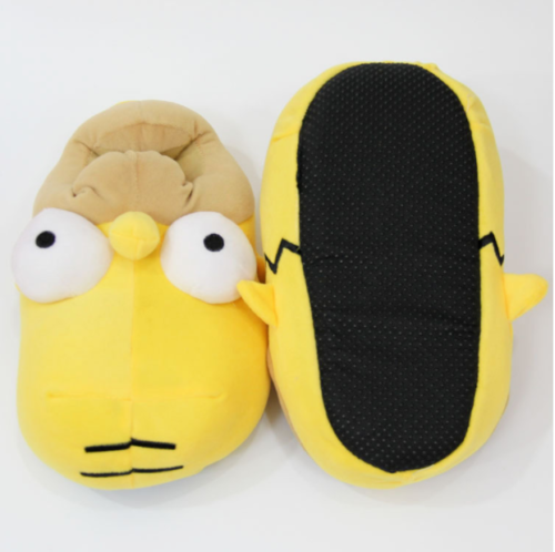 New Men's Homer Novelty Slippers Cartoon Head Shape Simpson 3D Size 7 ...