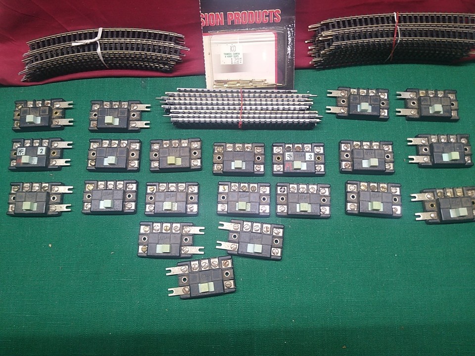 N Scale Train Track And Turnout Switch Lot Mostly Atlas 80 Pcs Lot 1 | eBay