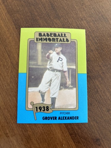 Grover Cleveland Alexander 1980-87 SSPC Baseball Immortals #14c ...