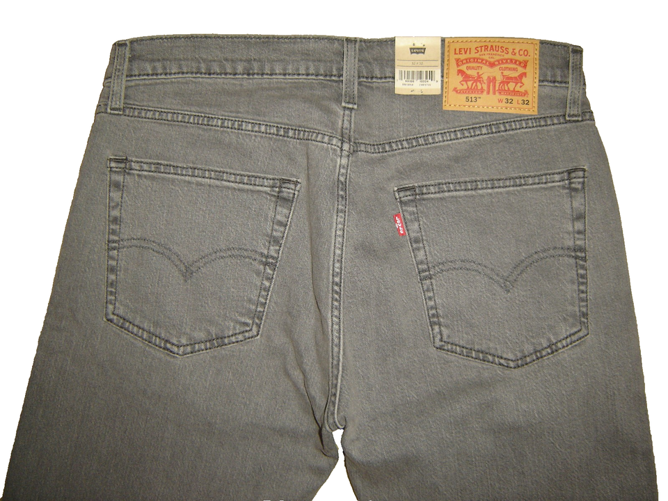 NWT Levi's 513 jeans 32 x 32 Slim Straight Fit Retail $80 Style # 08513 ...