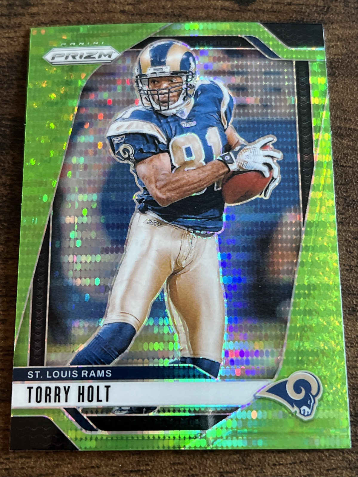 Torry Holt 2024 Prizm #300 Neon Green Pulsar Price Guide - Sports Card ...