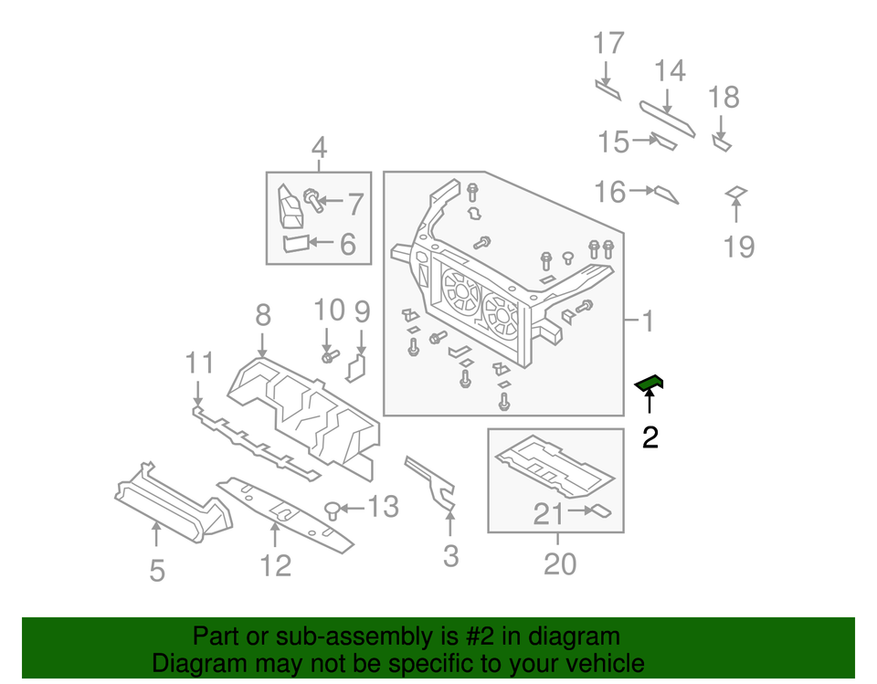 Genuine Nissan Radiator Support Bracket 625D2-JF00A | eBay