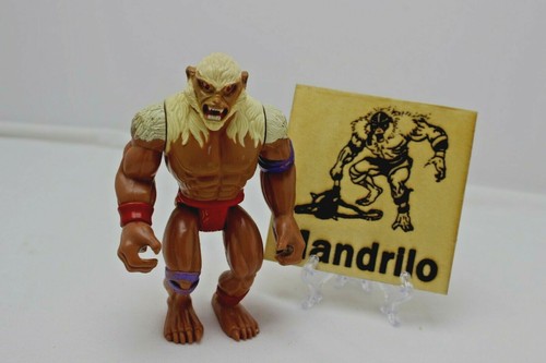 Thundercats Monkian 1985 MANDRILO MUTANTE FIGURE W/wood Engraving | eBay