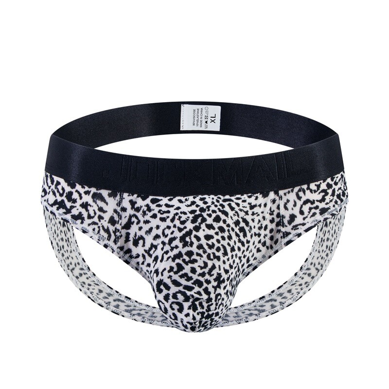 Jockmail Mens Animal Print Jock Strap Sexy Underwear Jockstrap Backless ...