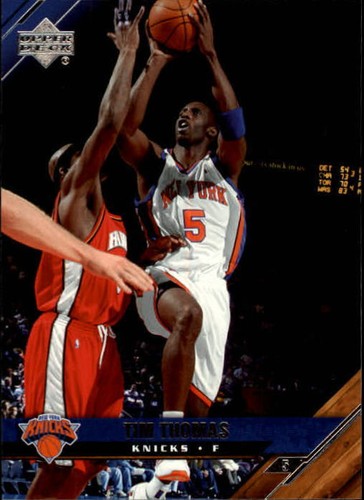 2005-06 Upper Deck New York Knicks Basketball Card #130 Tim Thomas | eBay