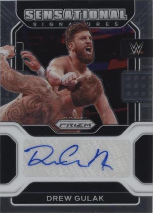 2022 Panini Prizm WWE - Sensational Signatures Drew Gulak #SS-DGL (AU ...