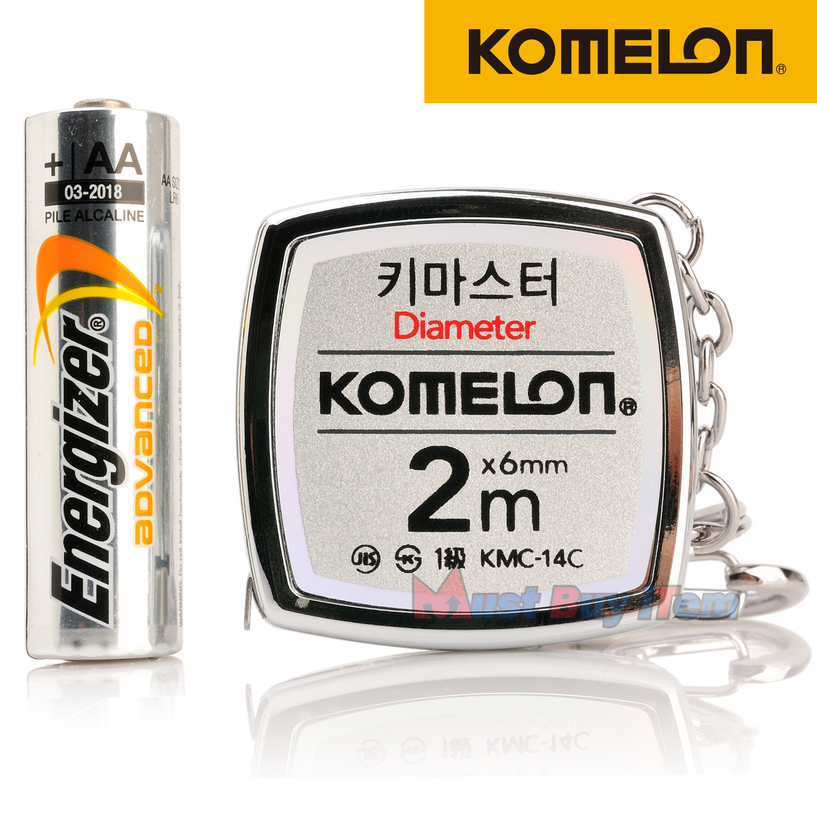 Komelon Kmc-14c Key Holder Pocket Tapes Measures 2mÃ 6mm 1pcs for sale ...