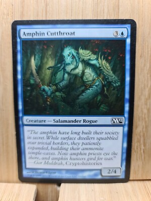 Magic The Gathering🏆AMPHIN CUTTHROAT - Creature - Salamander Rogue🏆MTG ...