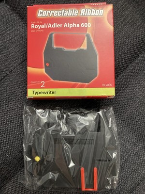 Porelon Correctable Ribbon Royal/Adler Alpha 600 2-pack Item 11473 ...