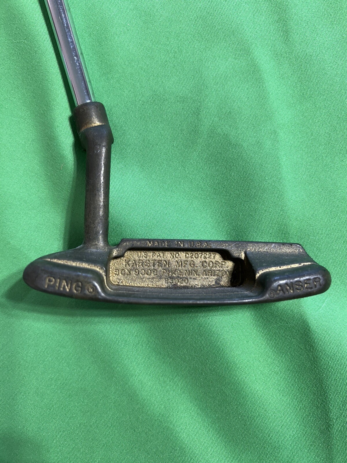 RARE Karsten Corp 85020 PING ANSER Putter With ORIGINAL GRIP LABEL | eBay