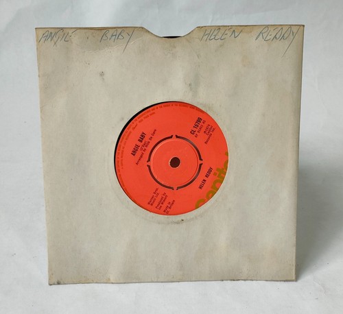 Helen Reddy - Angie Baby/I Think I'll Write A Song - 7 inch Music Vinyl ...