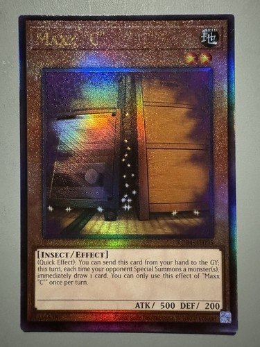 YUGIOH MAXX "C" (EFFECT) ASIA ENGLISH EDITION RC04-AE005 ULTIMATE RARE ...