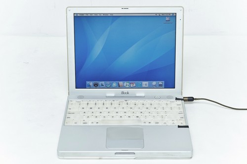 Apple iBook G3 Dual USB - 500Mhz, 384Mb RAM, 10Gb HDD, DVD-ROM - READ ...