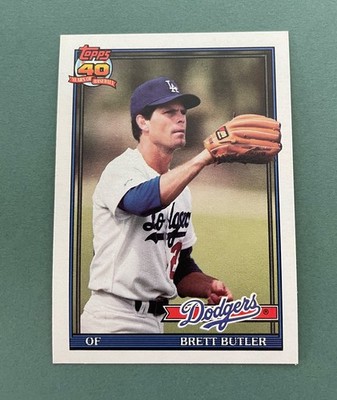 1991 Topps Traded Baseball Brett Butler #15T Los Angeles Dodgers | eBay
