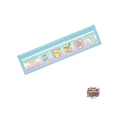 Showa Note Pokémon Heart Bubble Ruler for the Exciting New Semester ...