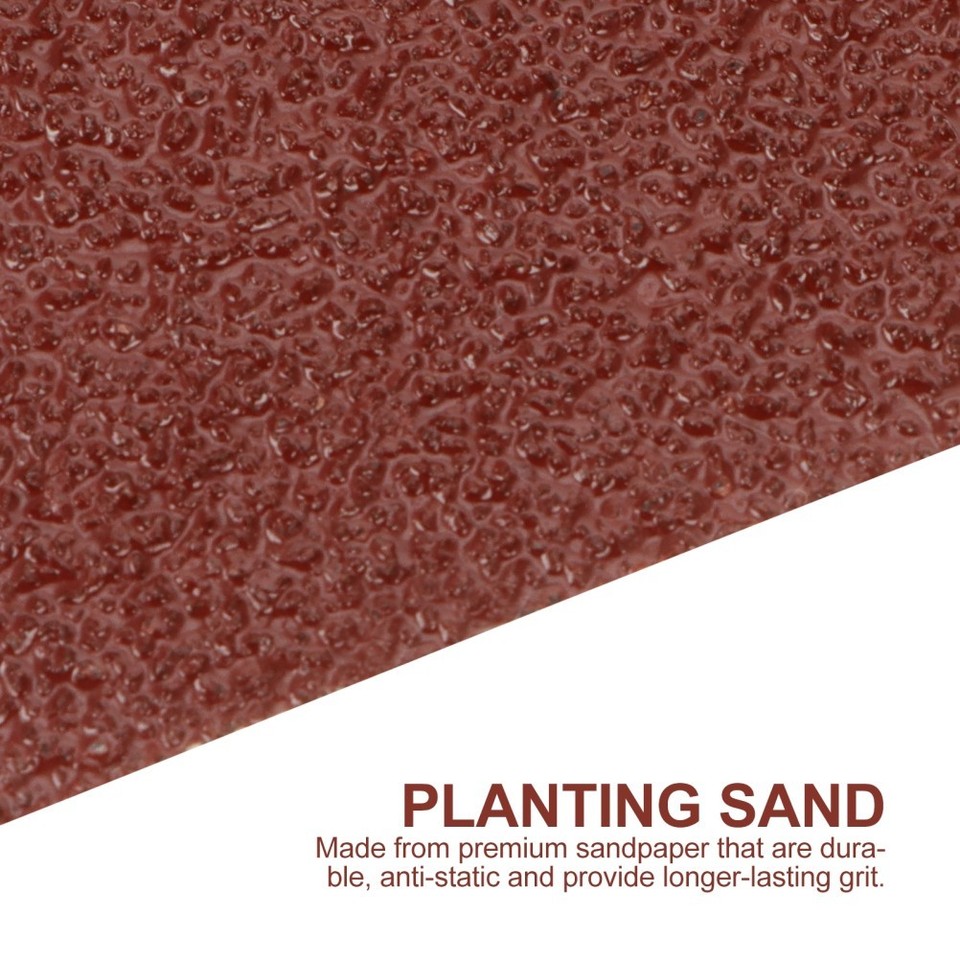 2 Count Sand Paper Sheet Grinder Sanding Pad Red Dry Grit Sandpaper ...