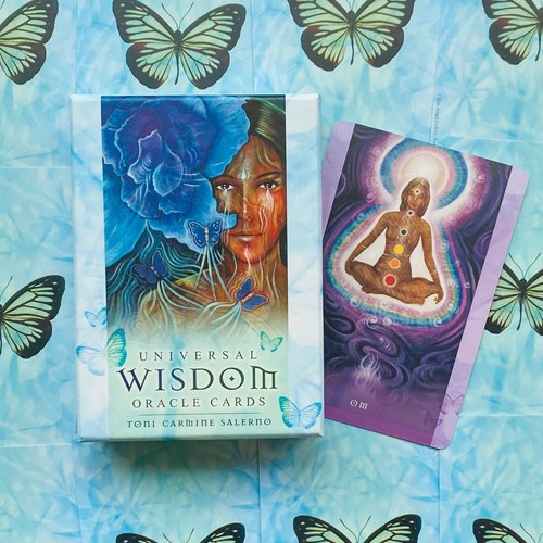 UNIVERSAL WISDOM ORACLE DECK CARDS ESOTERIC FORTUNE TELLING BLUE ANGEL ...