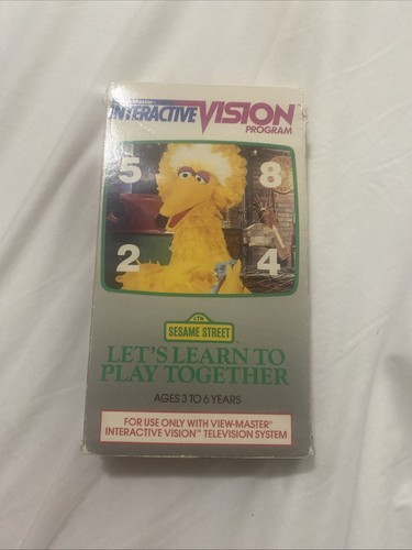 View-Master Interactive Vision Program Let’s Learn To Play Together VHS ...