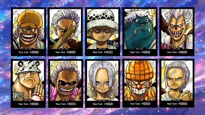 Custom Don Proxies ~ OPTCG - Seven Warlord set of 10 | eBay