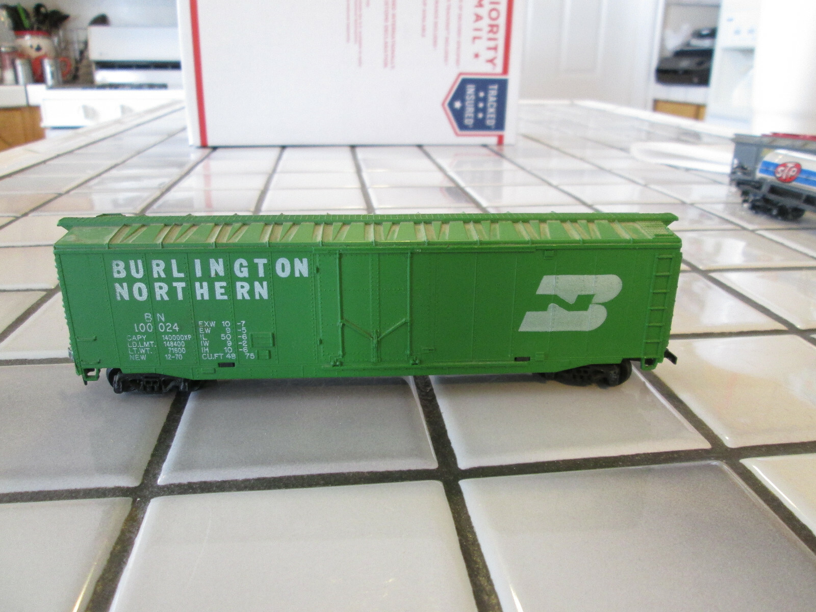 tyco BURLINGTON NORTHERN box car HO scale | eBay