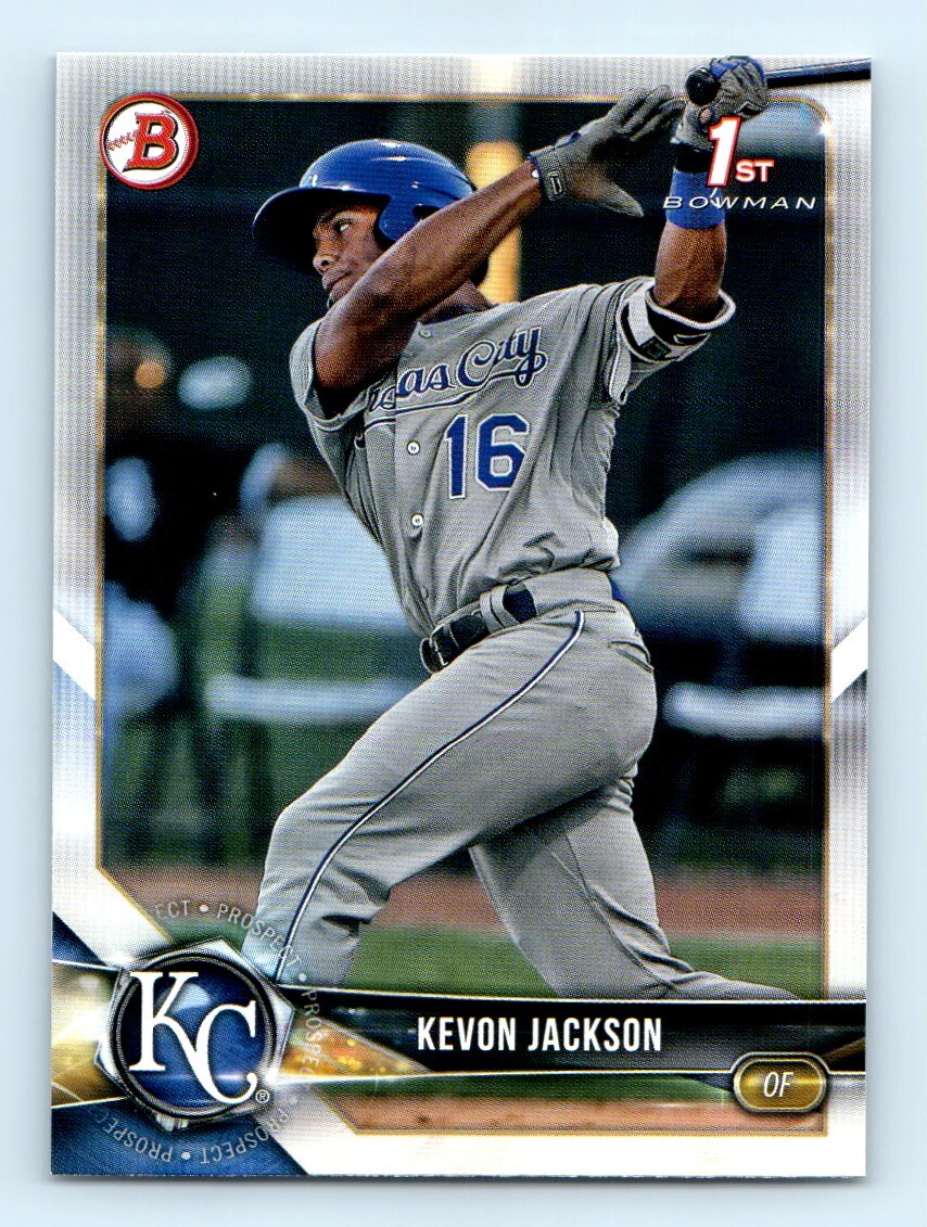 2018 Bowman Draft Kevon Jackson Kansas City Royals #BD-83 1st Bowman | eBay