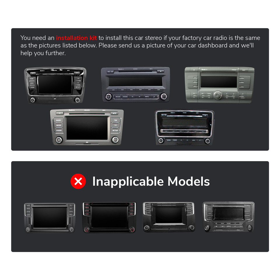 8-Core Android 13 CarPlay Car Stereo Head Unit GPS Nav Radio For VW ...