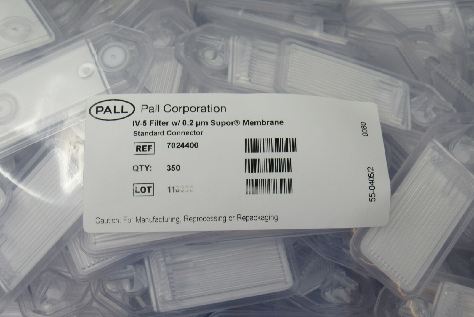 NEW 350-PACK Pall IV-5 Adult Filter Supor Membrane 0.2 Micron Infusion ...