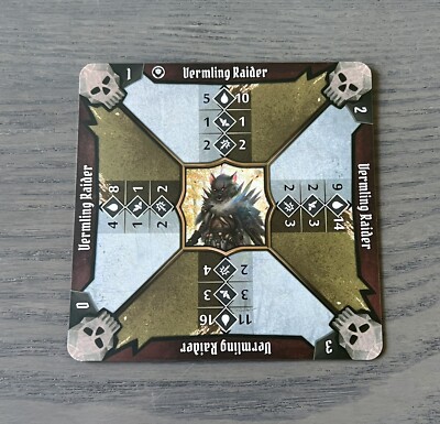 Gloomhaven Jaws Of The Lion | Vermling Raider Monster Stat Card | Game ...