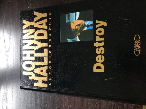 Autobiographie Johnny Hallyday destroy | eBay