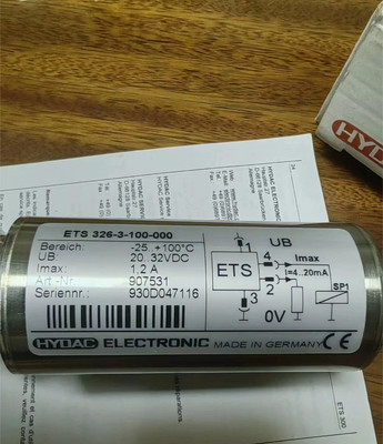 1PCS New brand HYDAC Temperature Sensor ETS 326-3-100-000 | eBay