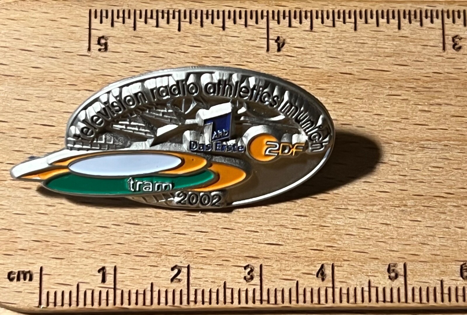 Athletic Sports Media Brand pin badge 2002.year (1123.) | eBay