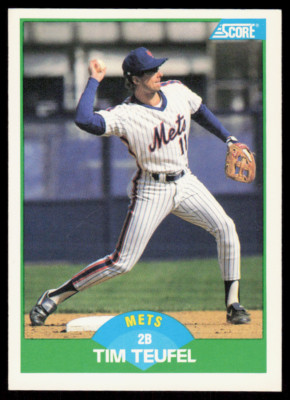 1989 Score 58 Tim Teufel New York Mets | eBay