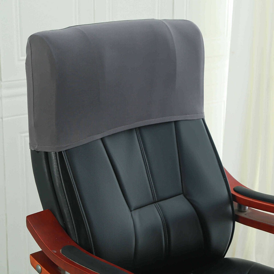 Dustproof Head Pillow Cover Elastic Office Chair Backrest Cover Chair ...