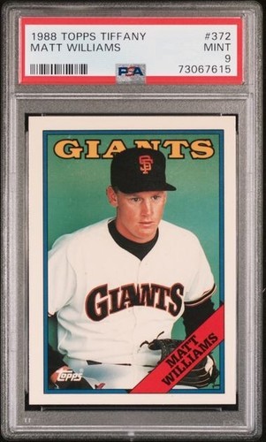 (PSA 9) 1988 Topps Tiffany #372, Matt Williams | eBay