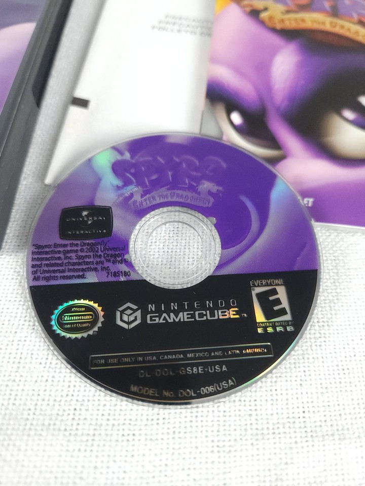 Spyro: Enter the Dragonfly (Nintendo GameCube, 2002) Tested Cleaned ...