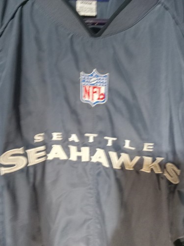nfl team apparel Wind/rain Pullover Jacket Seattle Seahawks Size Medium ...
