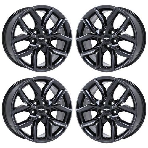19" CHEVROLET IMPALA PVD BLACK CHROME WHEELS-C RIMS FACTORY OEM 5614 ...