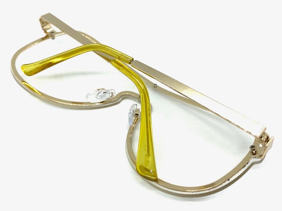 Herren Damen Moderne Shield Party Club Raver Klar Gläser Brillen ...