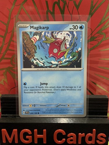 Magikarp 044/198 Common Scarlet & Violet Base Set Pokemon TCG NM/M FREE ...