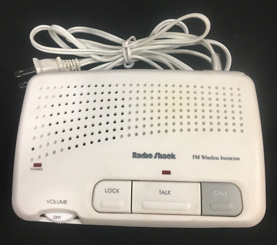 Radio Shack FM Wireless Intercom Model 43-486 Single Unit TESTED WORKS ...