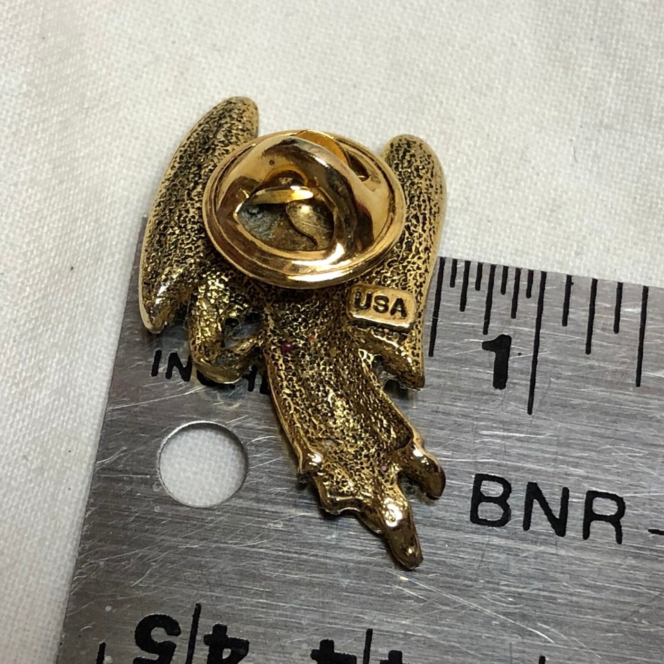 Religious Winged Angel Pin Guardian | eBay