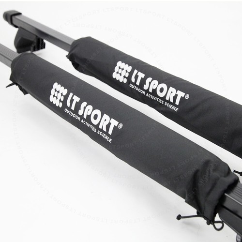 Fit Jeep 22" Cargo Carrier Cross Bar Pad Rail Roof Rack Round Soft ...