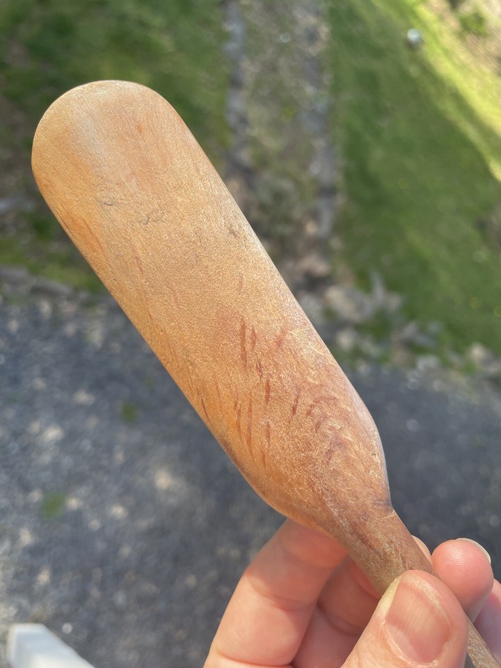 Antique Northwest Coast Native American Carved Wooden Soapberry Spoon ...